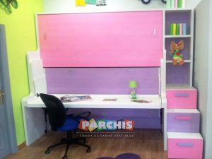 Litera Abatible con Escritorio Alameda | Literas Abatibles