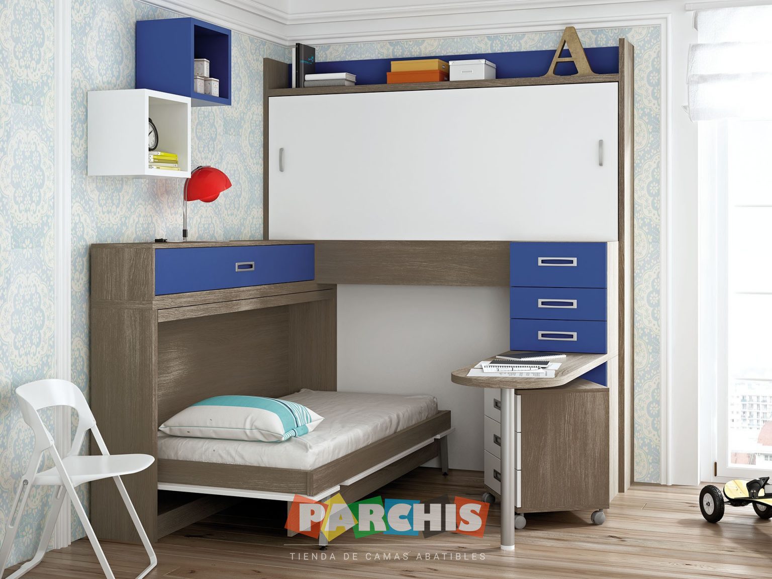 Litera Abatible con Escritorio Oropesa | Literas Abatibles