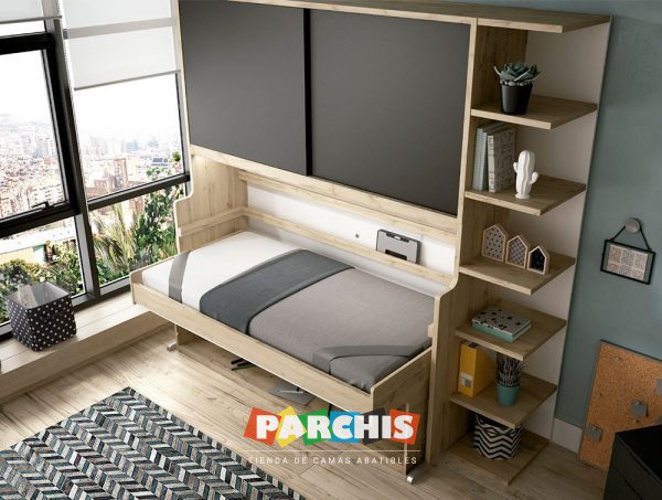 Cama abatible con escritorio Fuenlabrada - Camas Abatibles