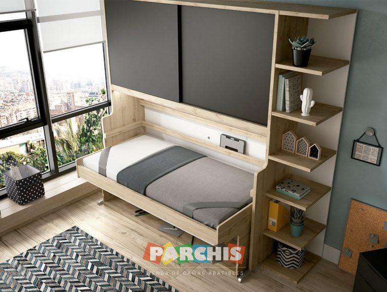 Cama abatible con escritorio Fuenlabrada - Camas Abatibles